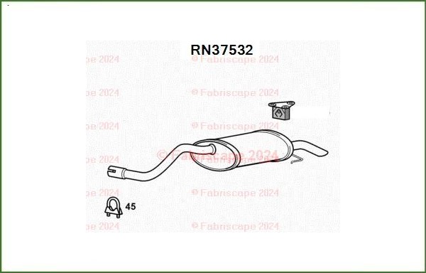 FABRISCAPE VENESCAPE RENAULT = 22105 = 22106 = 23674 = 0196110 ...