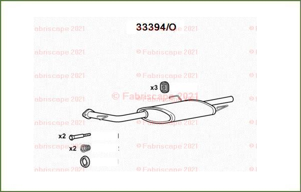 FABRISCAPE VENESCAPE OPEL = 22356 = 22361 = 24650 = 24659 = 72356 ...